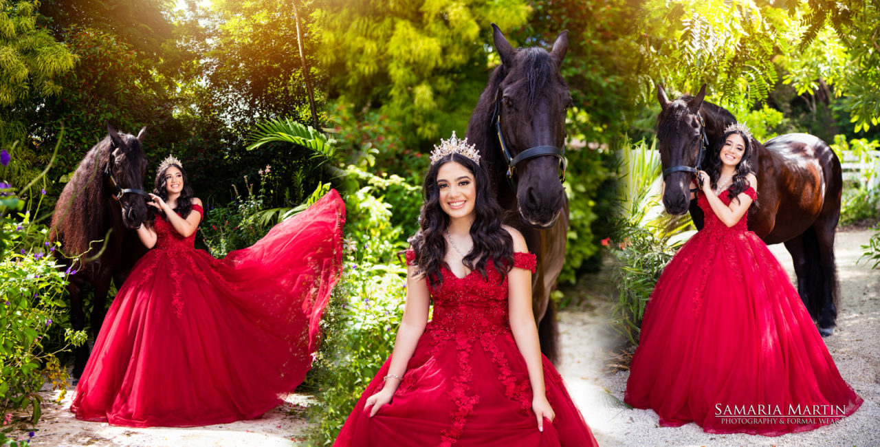 Quinceanera Photoshoot with a horse | SAMARIA MARTIN QUINCEANERA ...