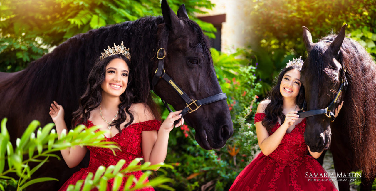 Quinceanera Photoshoot with a horse | SAMARIA MARTIN QUINCEANERA ...